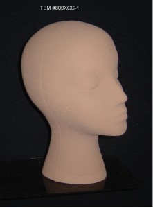 Color-Coated Mannequin Heads Customized, Made in the USA ?? QUALITY - PPC